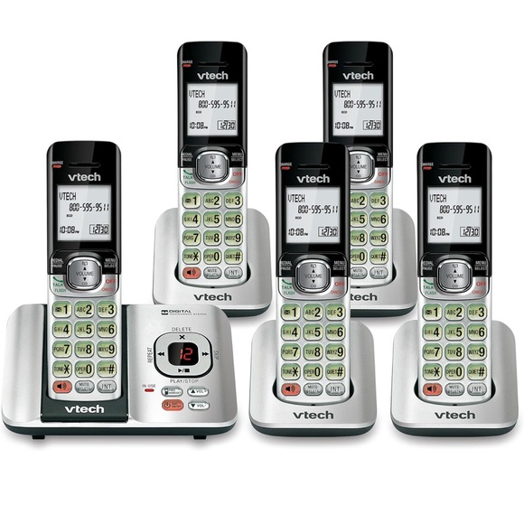 vtech | Other | Vtech Cs65295 5handset Dect 6 Cordless Phone With ...